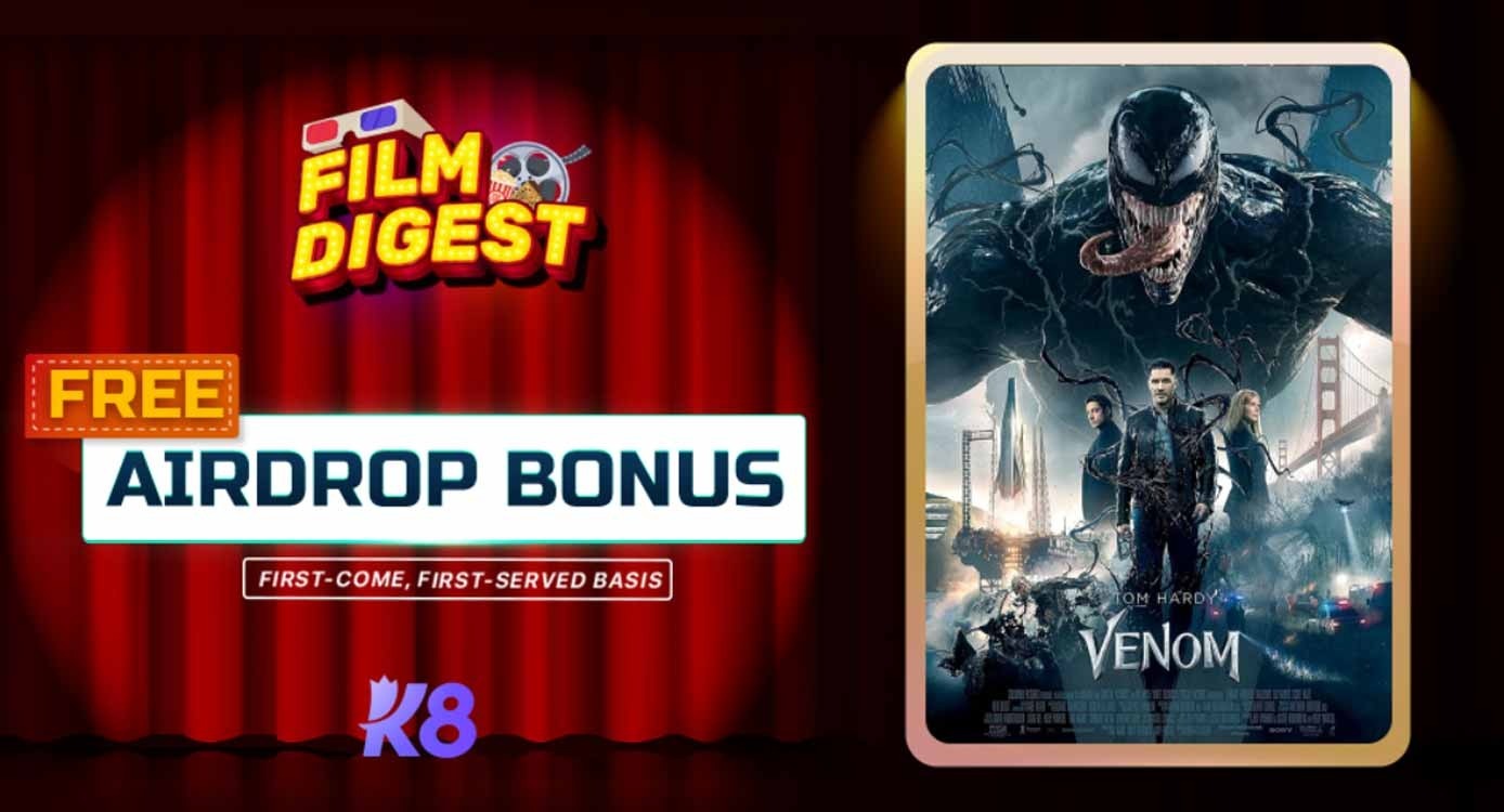 K8Airdrop Promo Giveaways VENOM Unleashed: Anti-Hero Chaos and Alien ...